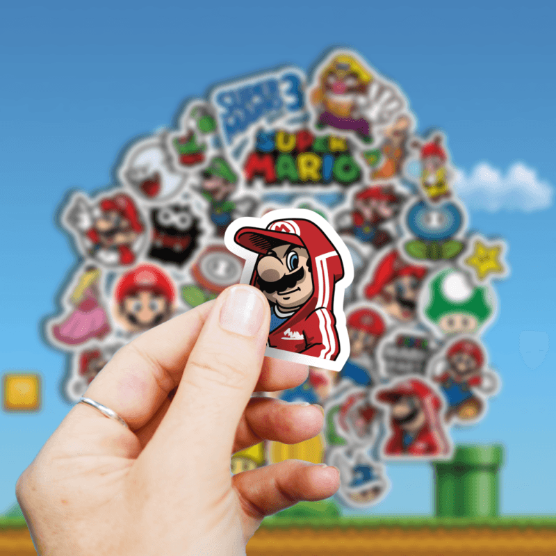 Super Mario Sticker Pack 100 Pcs – www.vividmoments.co.uk