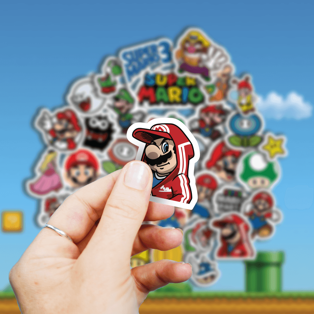 Super Mario Sticker Pack 100 Pcs – www.vividmoments.co.uk
