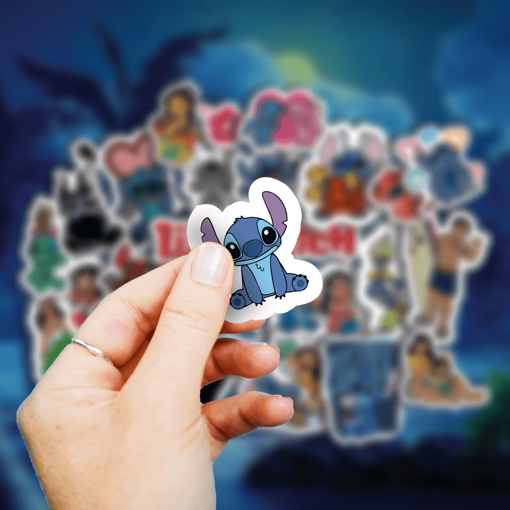 Lilo and Stitch Sticker Pack 100 Pcs – www.vividmoments.co.uk